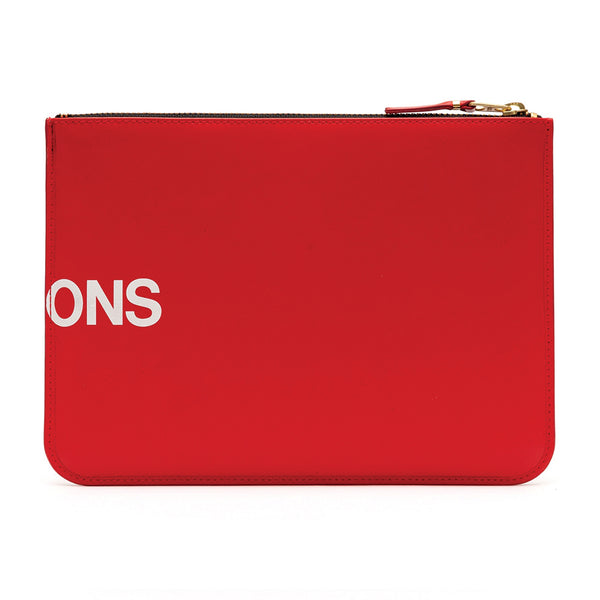 COMME des GARCONS WALLETS CdG Huge Logo Wallet SA5100HL Red – T0K10